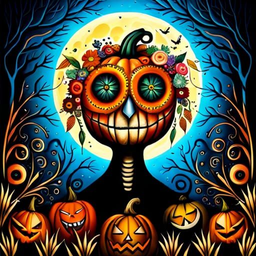 Alatna Halloween - AI Generated Artwork - NightCafe Creator