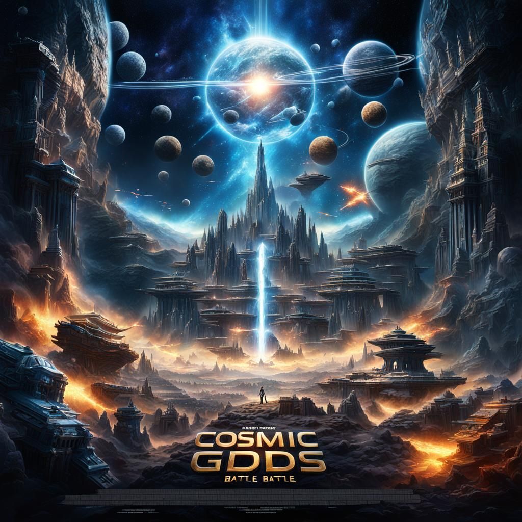 Cosmic Gods: The Movie - AI Generated Artwork - NightCafe Creator