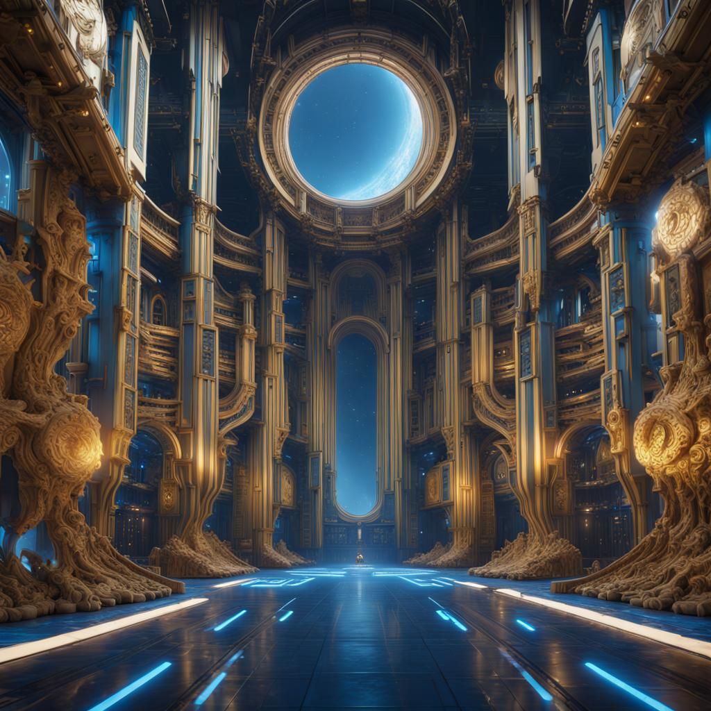 Halls of the Senate - AI Generated Artwork - NightCafe Creator