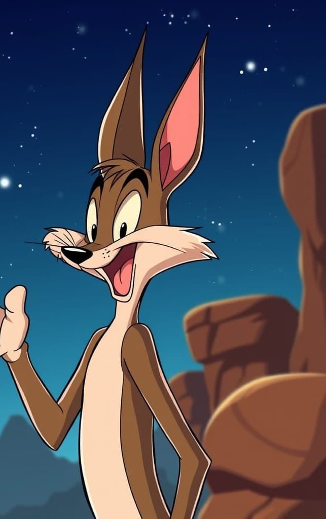 Wile E Coyote - Epic Anime Coyote Masterpiece in Cel-Shaded ...