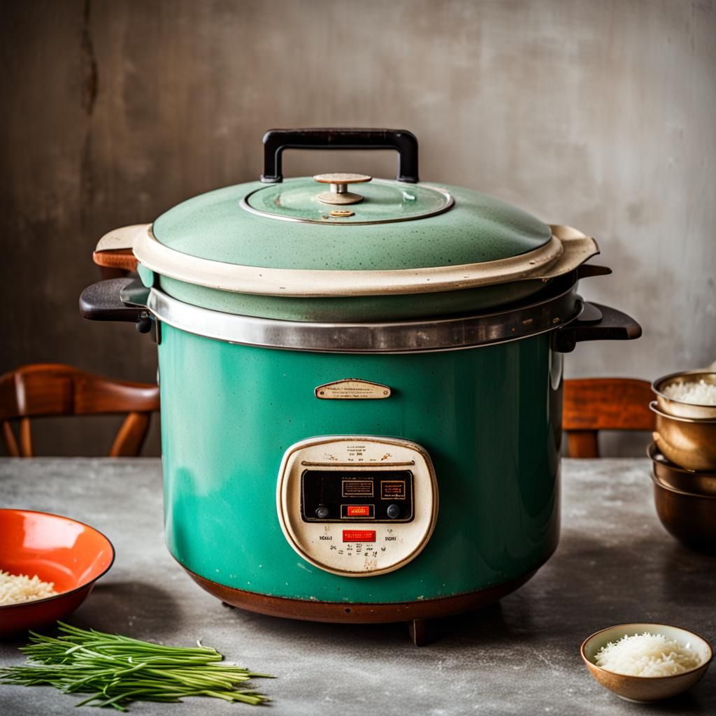 A soviet era rice cooker - AI Generated Artwork - NightCafe Creator