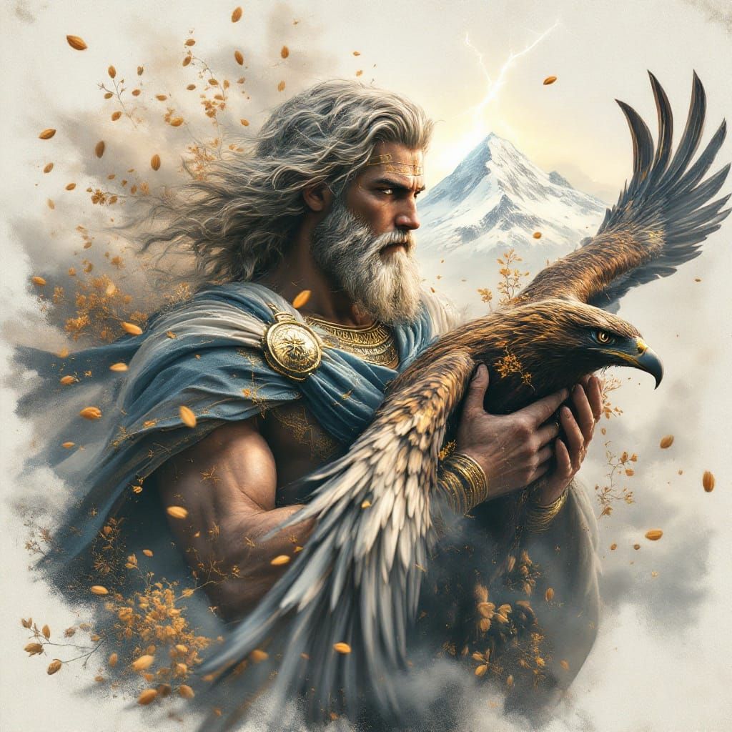 The Ancient Greek God Zeus 15 - Zeus in Ancient Greek Glory