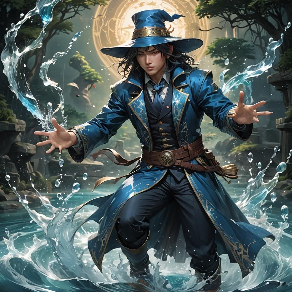Water magician - AI Generated Artwork - NightCafe Creator
