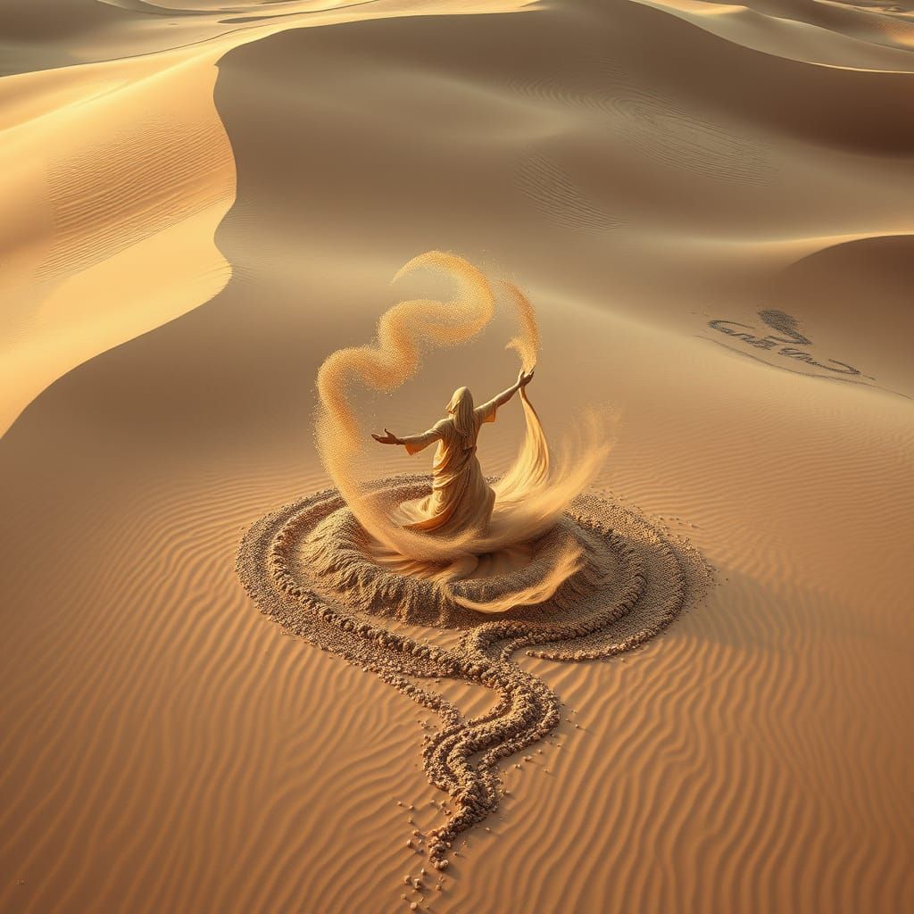 Magical sand god - Magical sand god