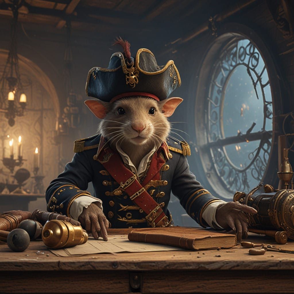 Experienced Captain - "Mouse Minion of Fate"