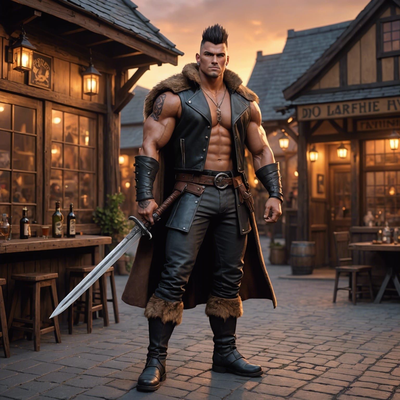 Fighter - AI Generated Artwork - NightCafe Creator