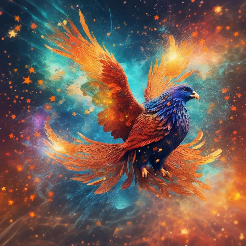 phoenix_ethereal_magic - AI Generated Artwork - NightCafe Creator