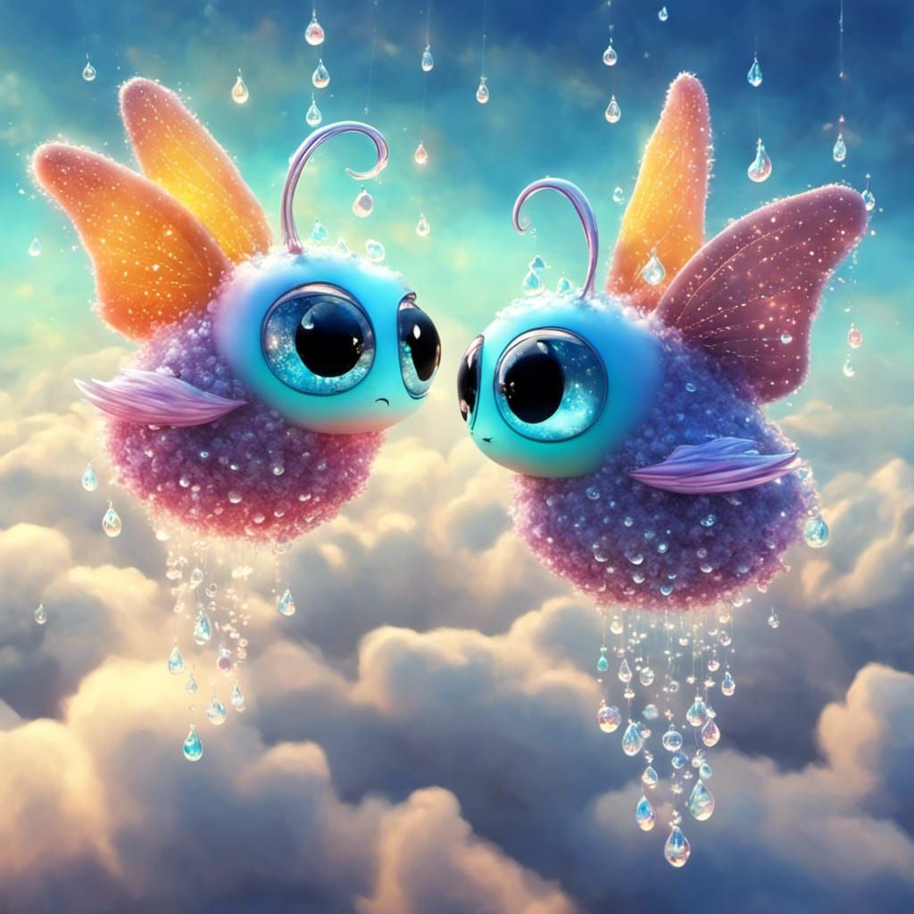 Two adorable little friends. - AI Generated Artwork - NightCafe Creator