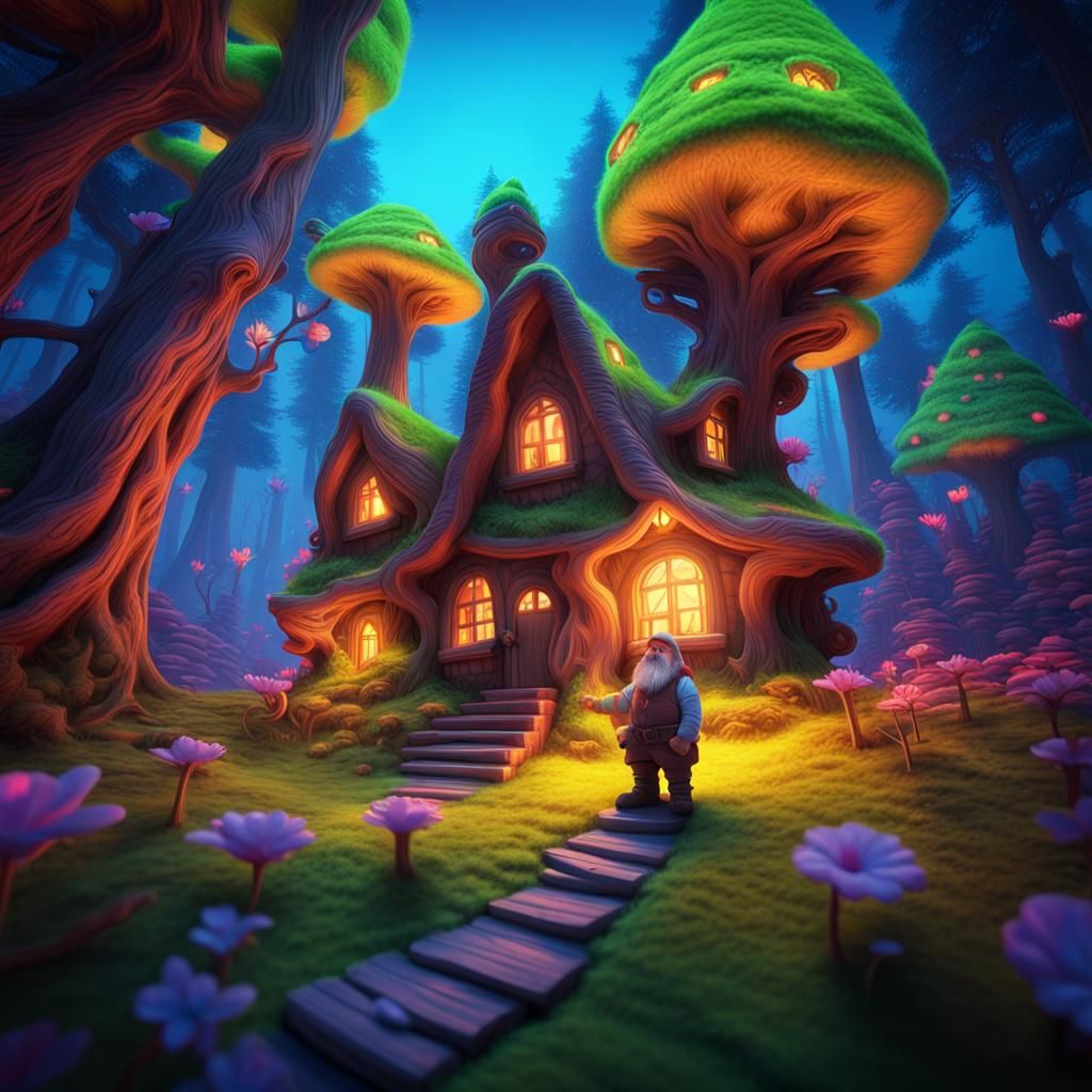 Dwarf world - AI Generated Artwork - NightCafe Creator