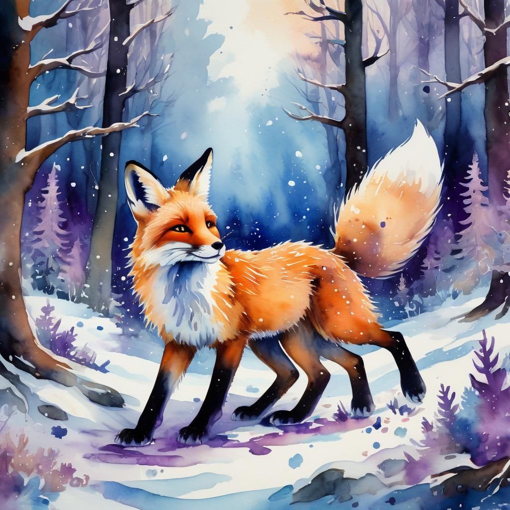 The 9-tailed fox’s 6-legged cousin…