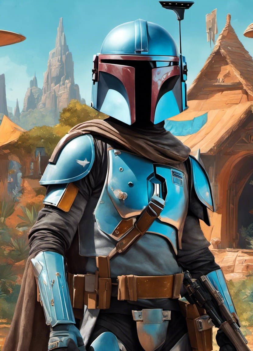 Mando portrait - AI Generated Artwork - NightCafe Creator