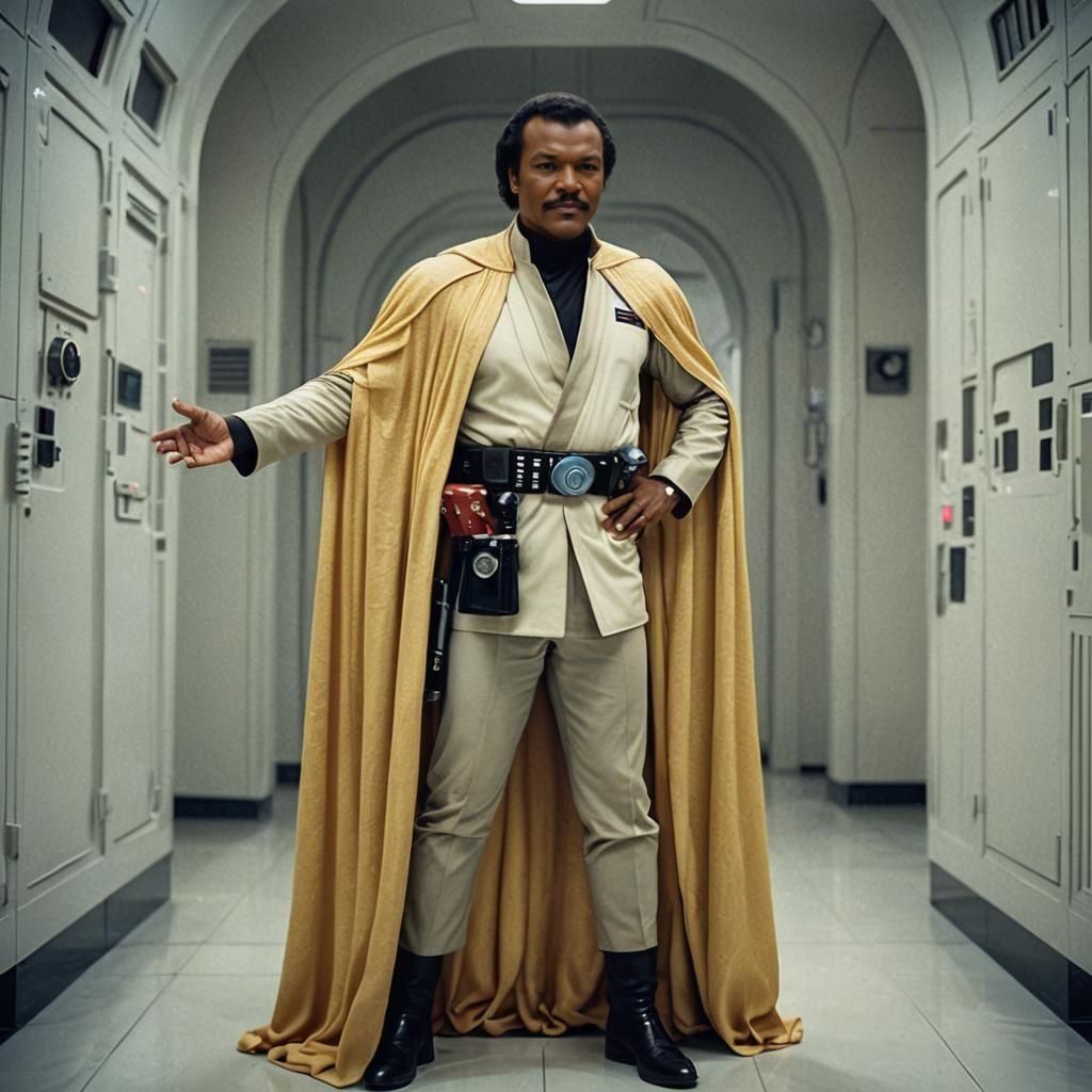 Billy Dee Williams in the role of Lando Calrissian - AI Generated Artwork - NightCafe Creator