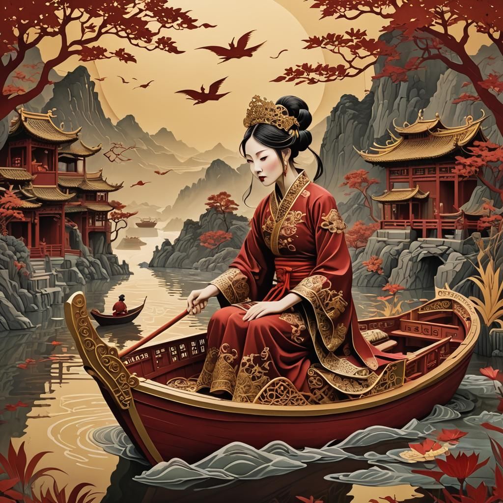 the soul boat - AI Generated Artwork - NightCafe Creator