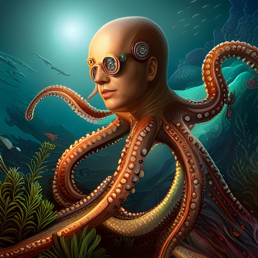 Octoman - AI Generated Artwork - NightCafe Creator