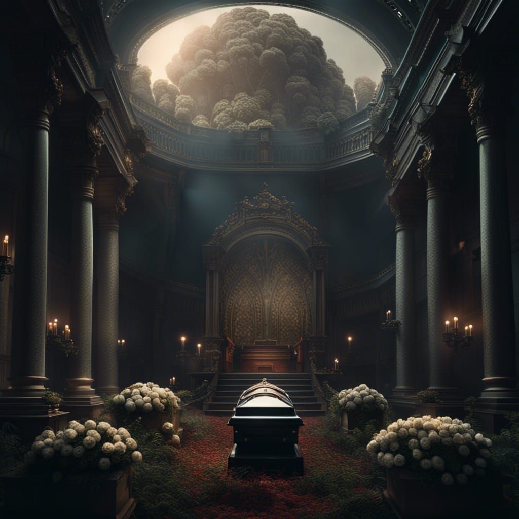 Funeral - AI Generated Artwork - NightCafe Creator