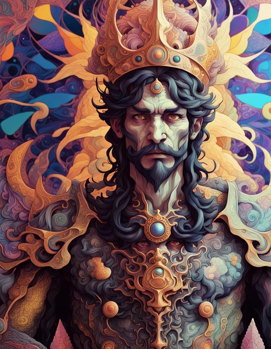 portrait of the king - AI Generated Artwork - NightCafe Creator