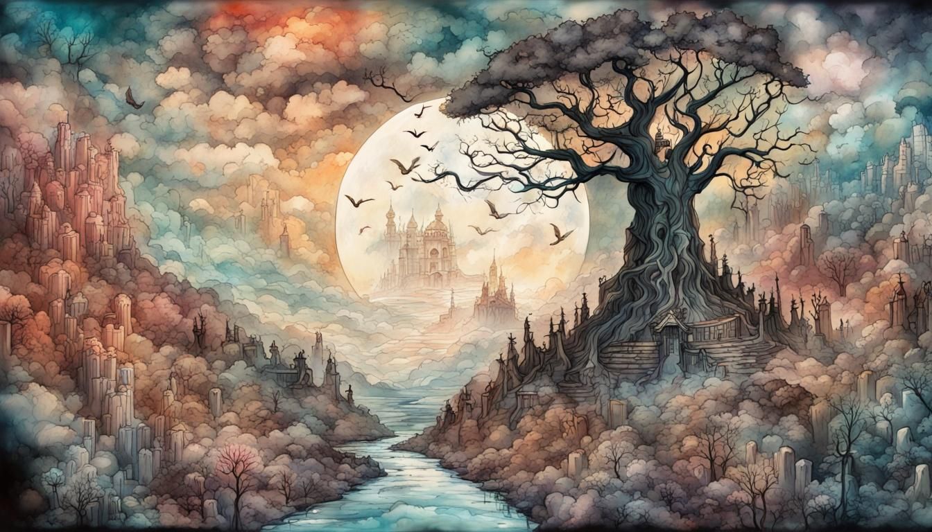 Fantasy Realm - AI Generated Artwork - NightCafe Creator
