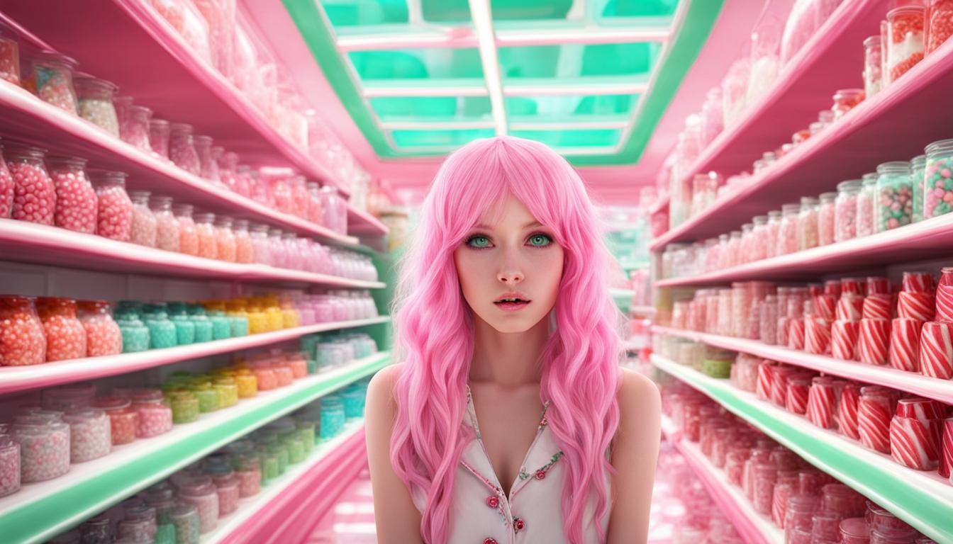 Candy Store - AI Generated Artwork - NightCafe Creator