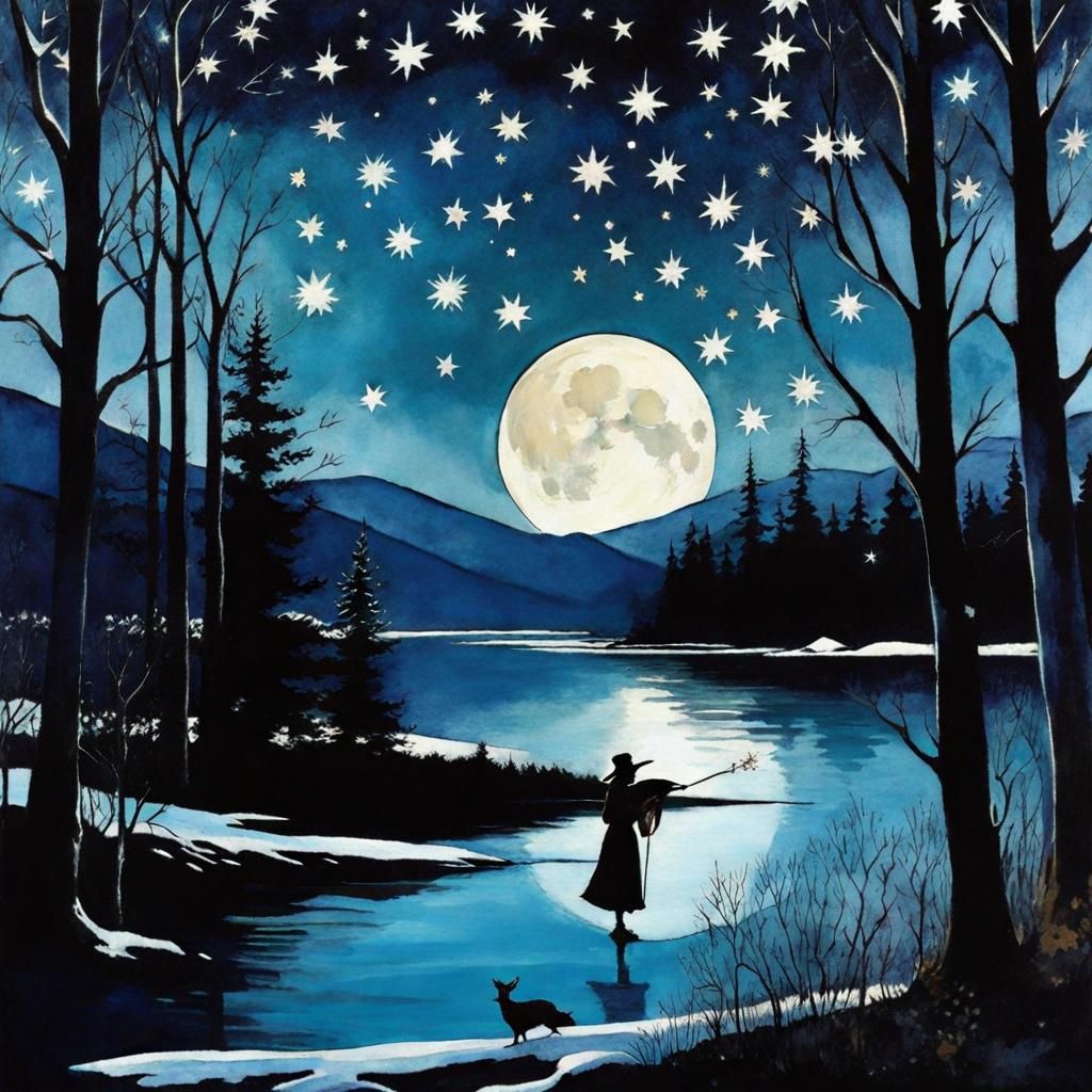 Gothic tim Burton style beautiful Winslow homer soft watercolors ice ...