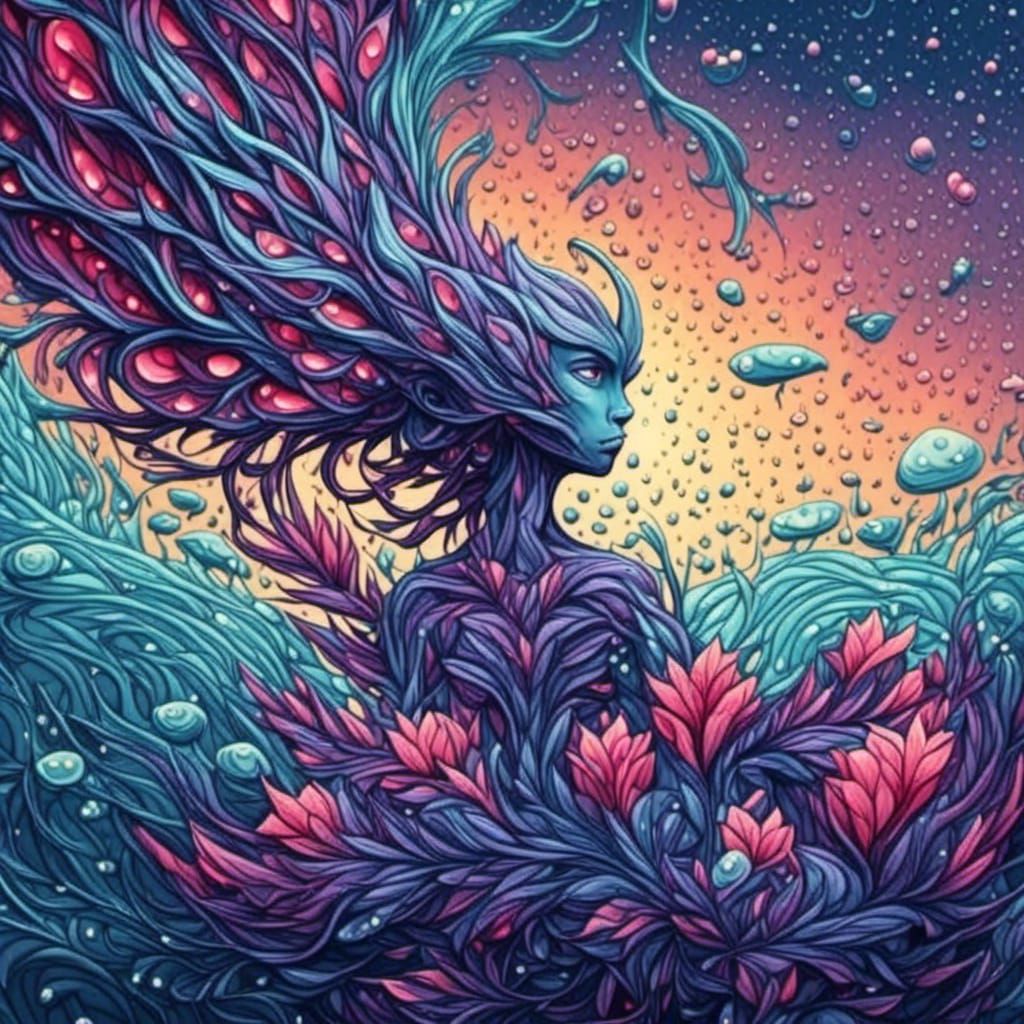 Underwater Alien. - AI Generated Artwork - NightCafe Creator