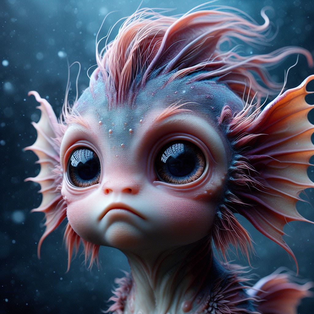 Mythical Pixie Fish - AI Generated Artwork - NightCafe Creator