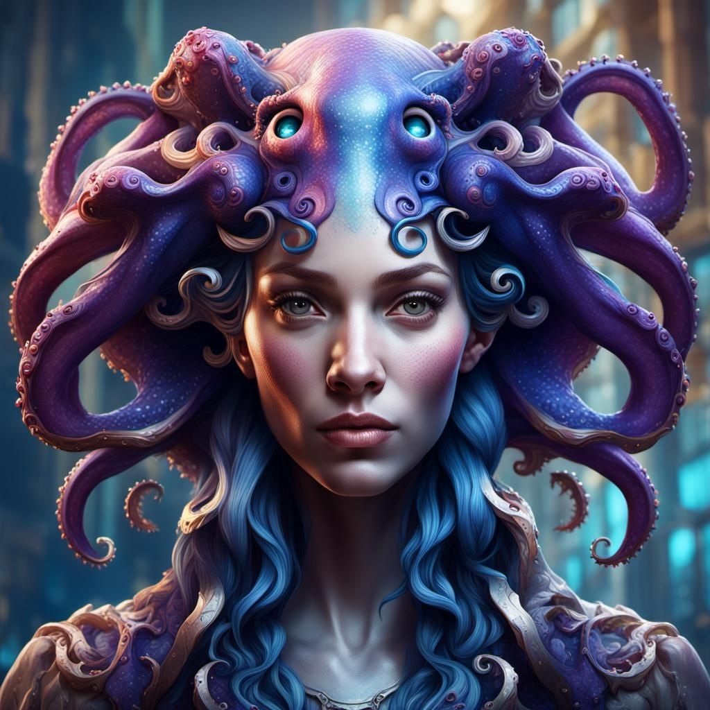 Octopus between us. - AI Generated Artwork - NightCafe Creator