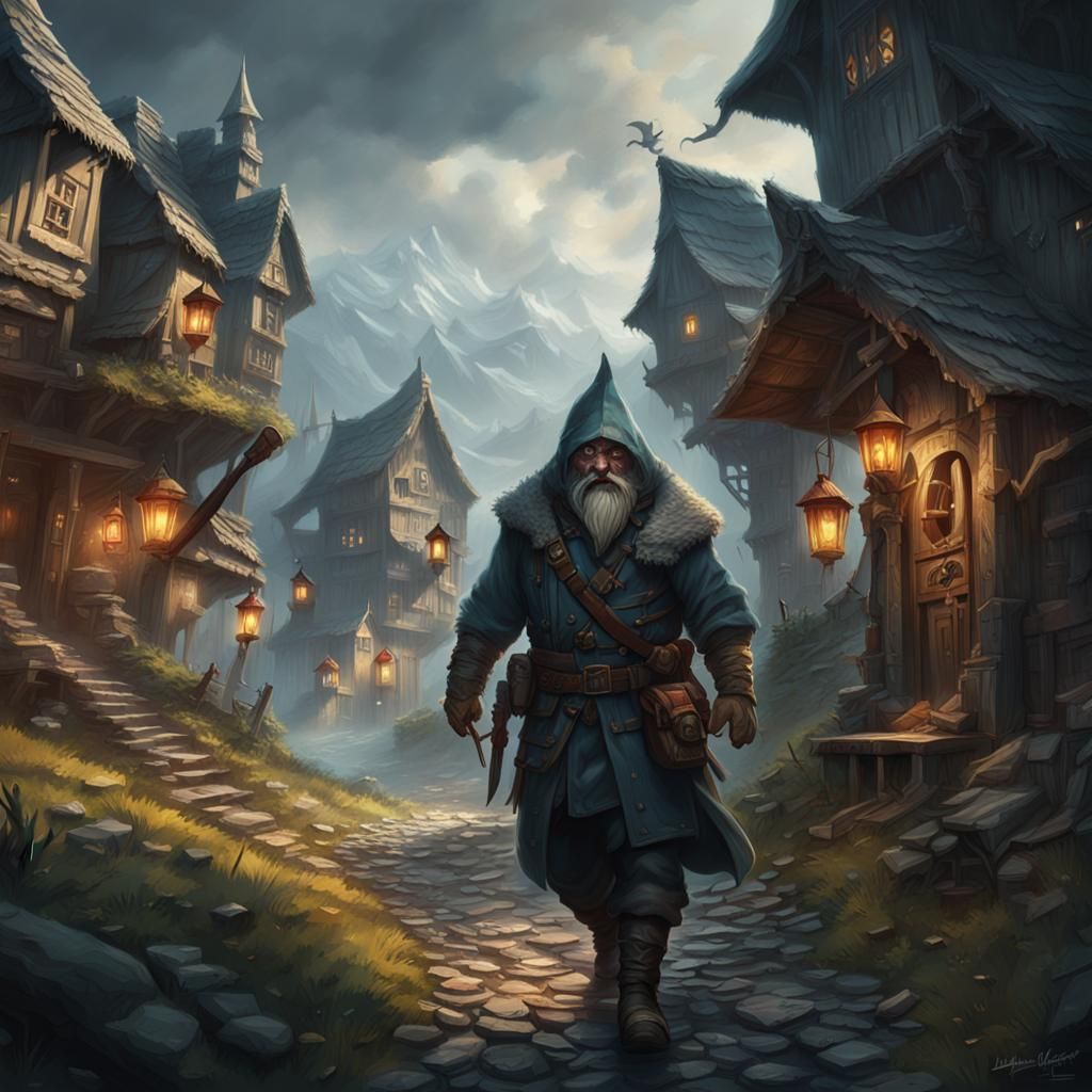 A Gnome Assassin - AI Generated Artwork - NightCafe Creator