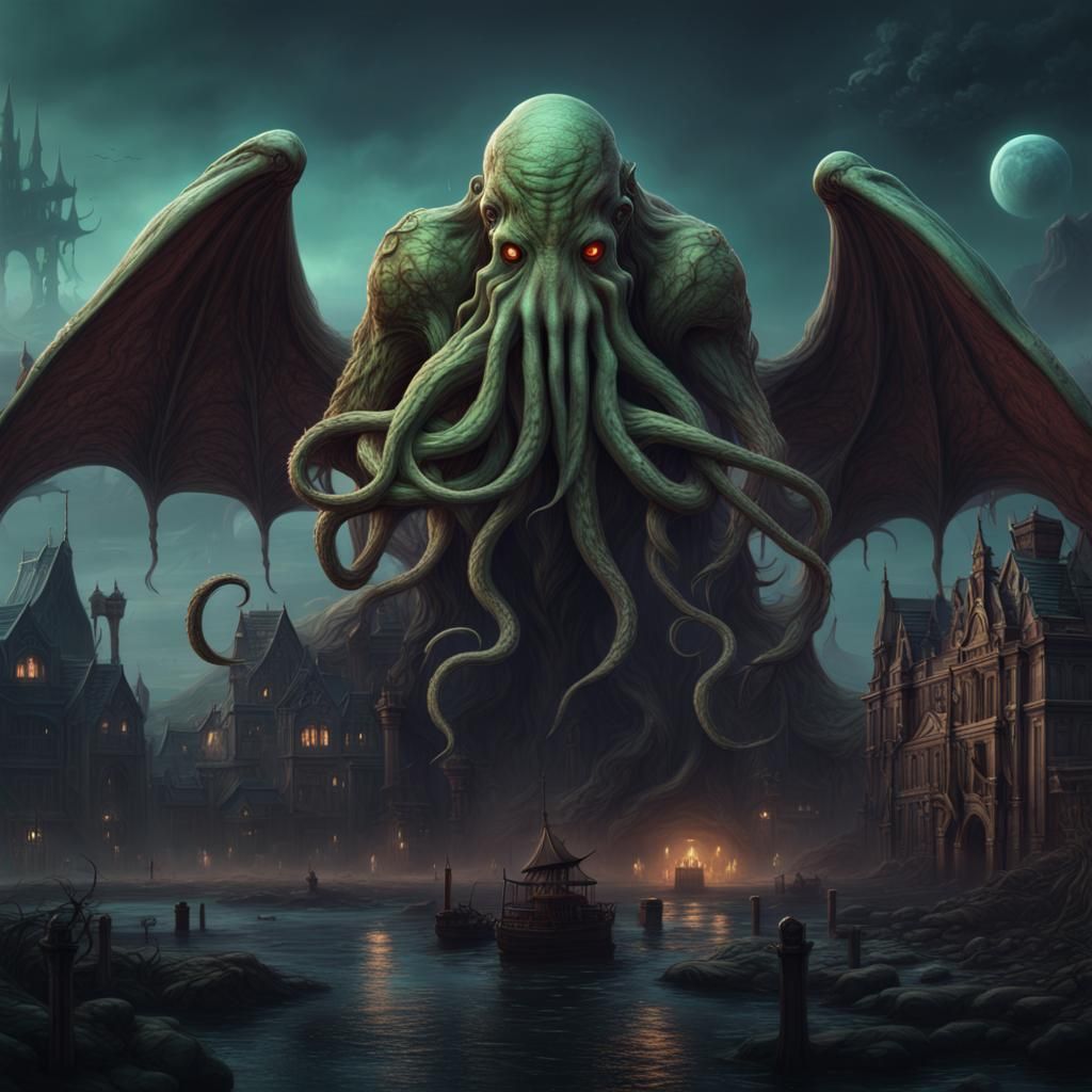 Cthulhu - AI Generated Artwork - NightCafe Creator