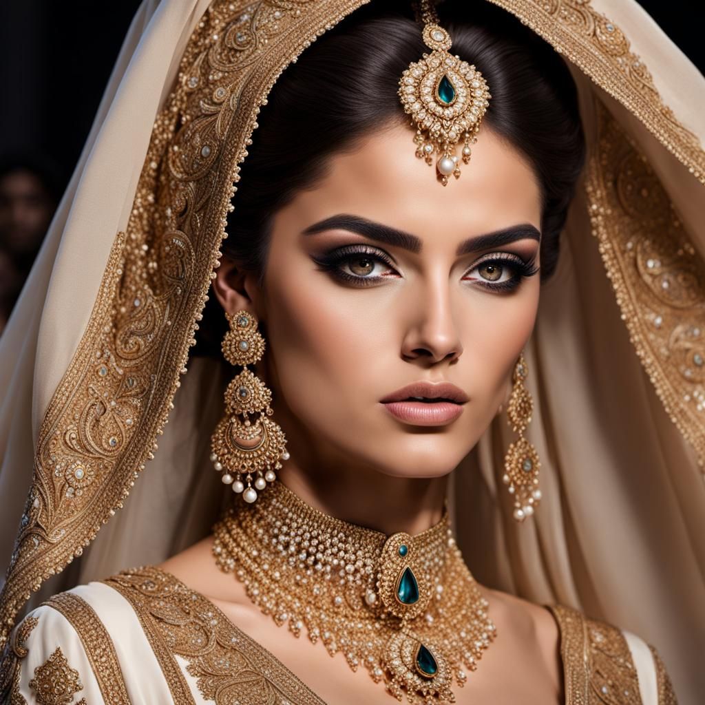 Persian fashion model - AI Generated Artwork - NightCafe Creator