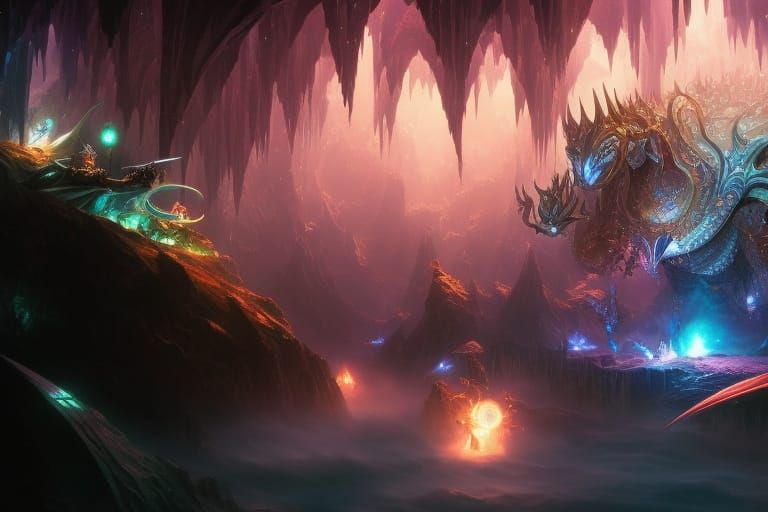 Wonderous threats of the Underdark. - AI Generated Artwork - NightCafe ...