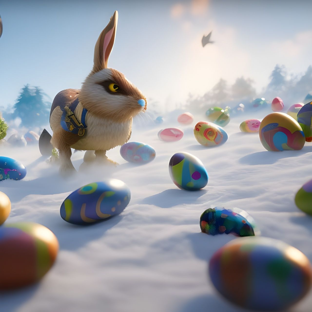 Easter Bunny - AI Generated Artwork - NightCafe Creator