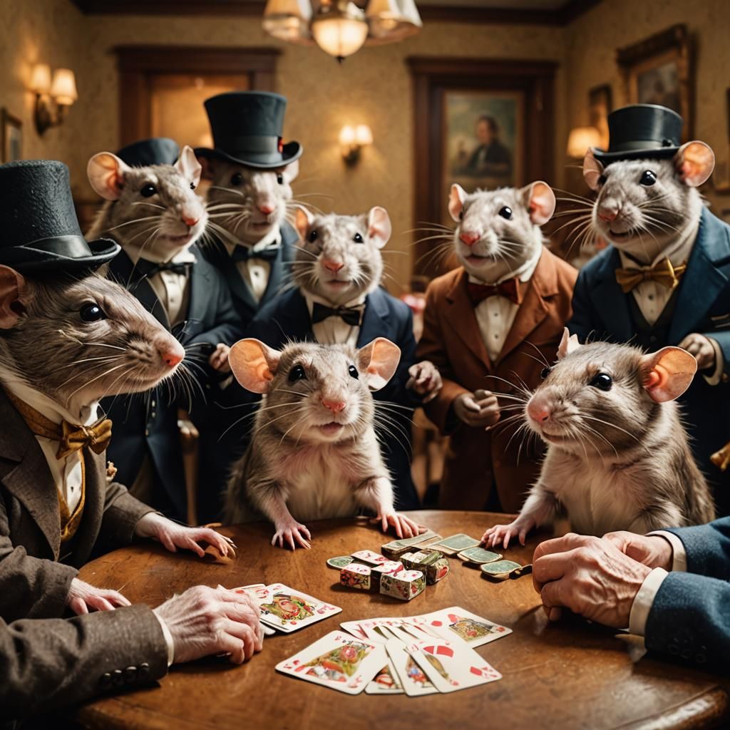 Game of rats - AI Generated Artwork - NightCafe Creator