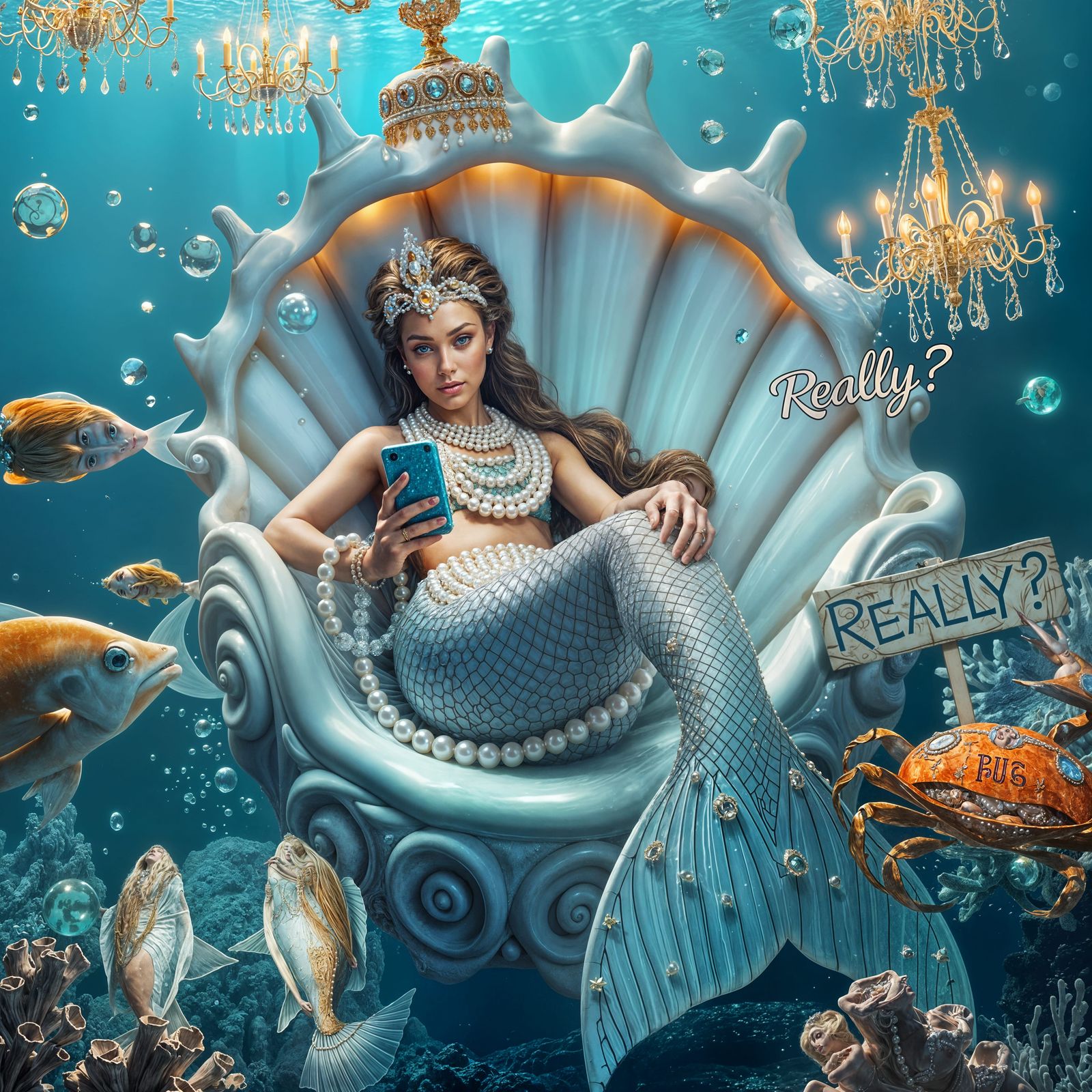 Beneath the Waves, Above the Rest - Glamorous Mermaid Queen ...