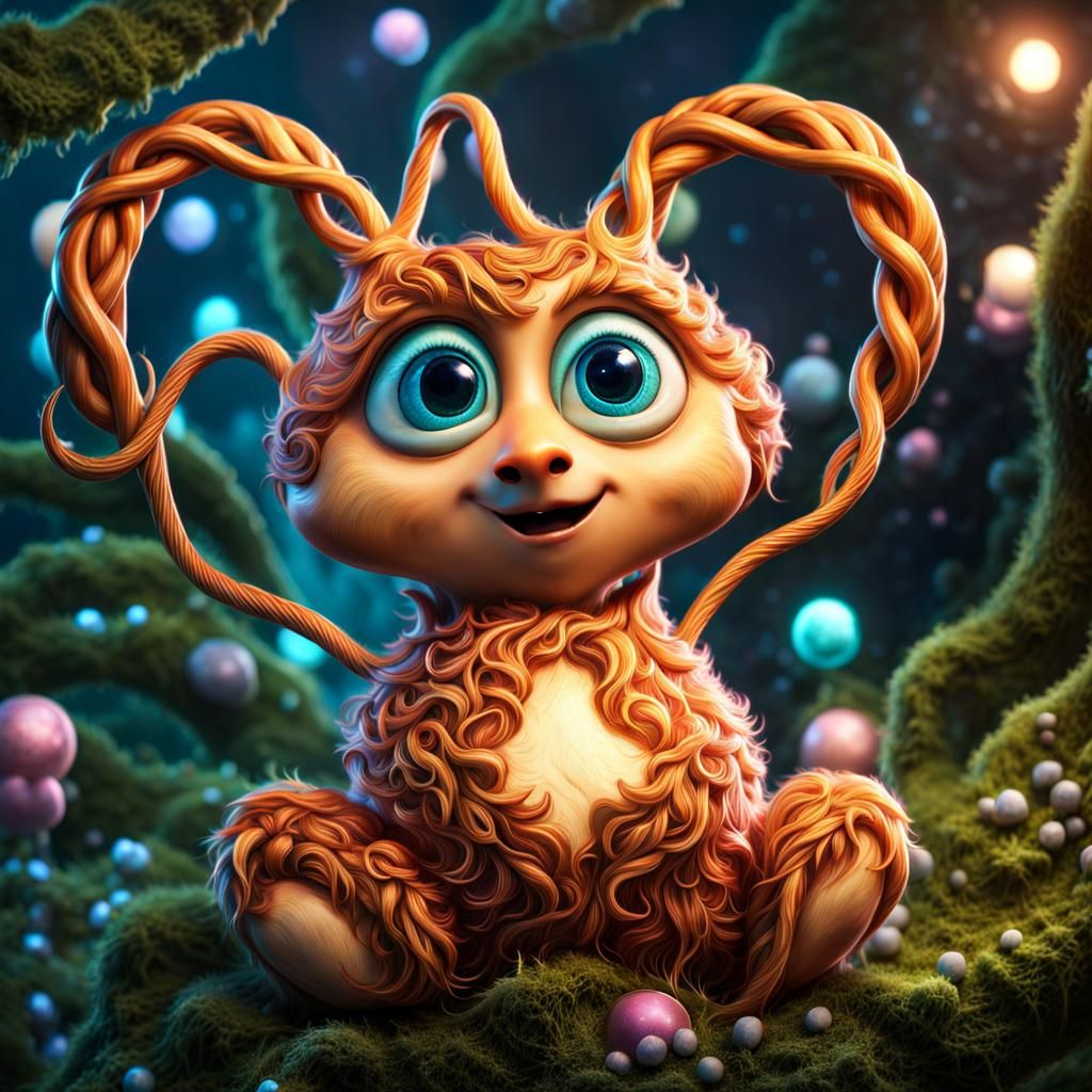 Pretzel Person - Fae Pretzel Creature - AI Generated Artwork ...