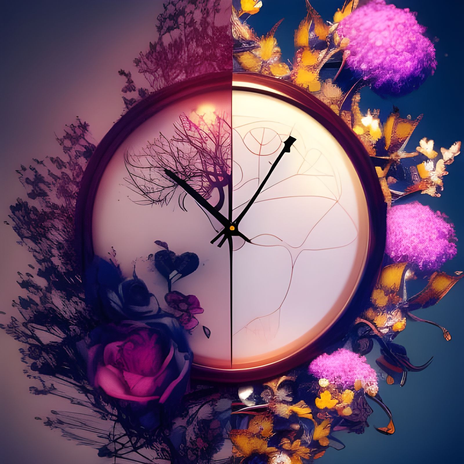 Eternal Clock - AI Generated Artwork - NightCafe Creator