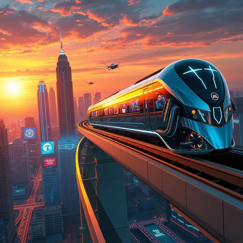 High Speed Train in Atlanta - High Speed Train in Atlanta