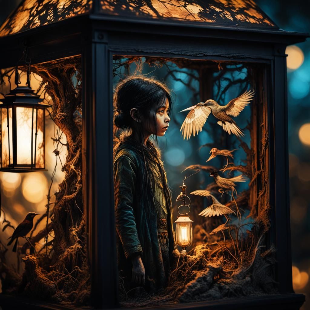 Lanterns - AI Generated Artwork - NightCafe Creator