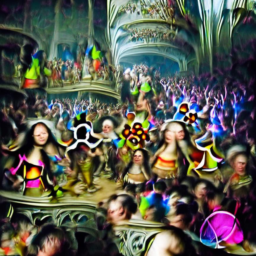 Baroque Rave - AI Generated Artwork - NightCafe Creator