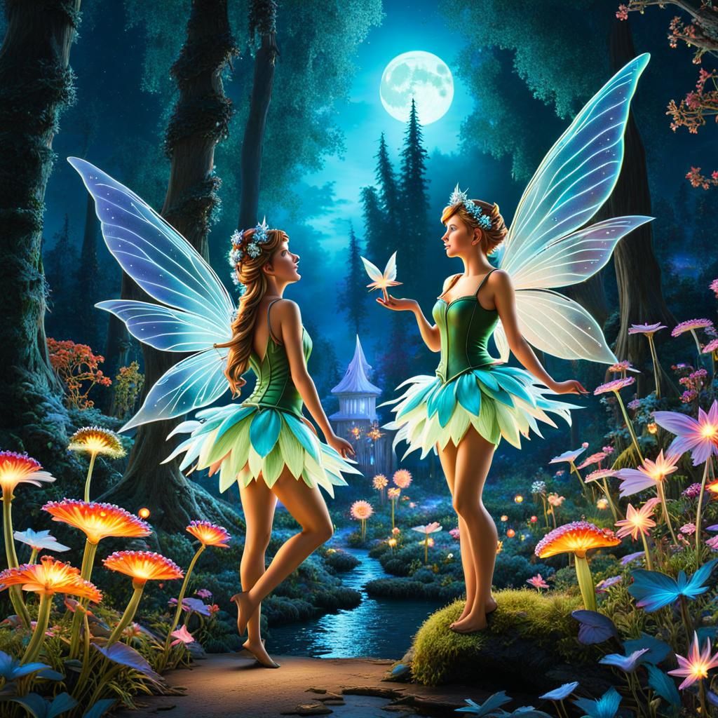 Beautiful fae - AI Generated Artwork - NightCafe Creator