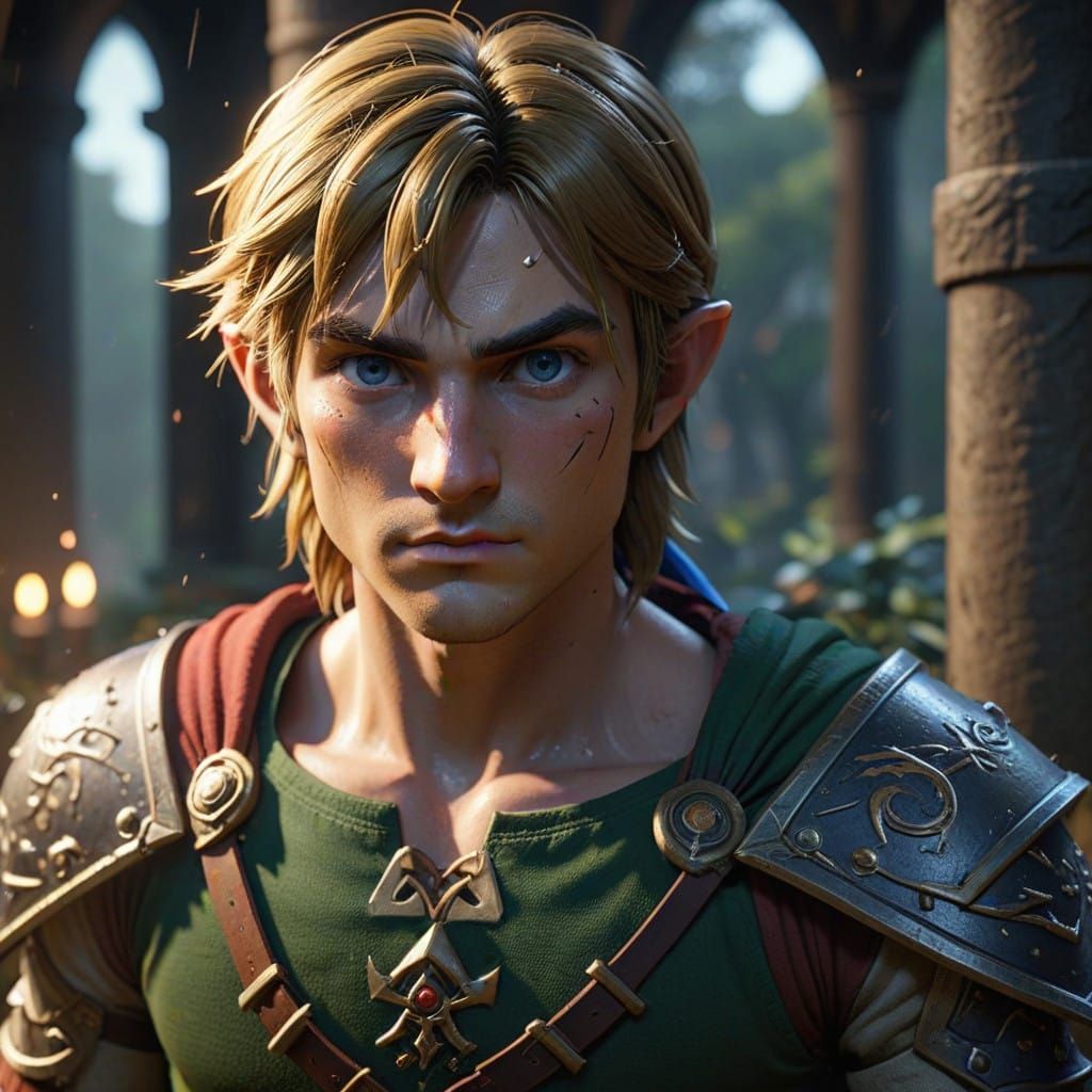 Epic Unreal Engine 5 Rendering of Link in Game of ... - AI Art