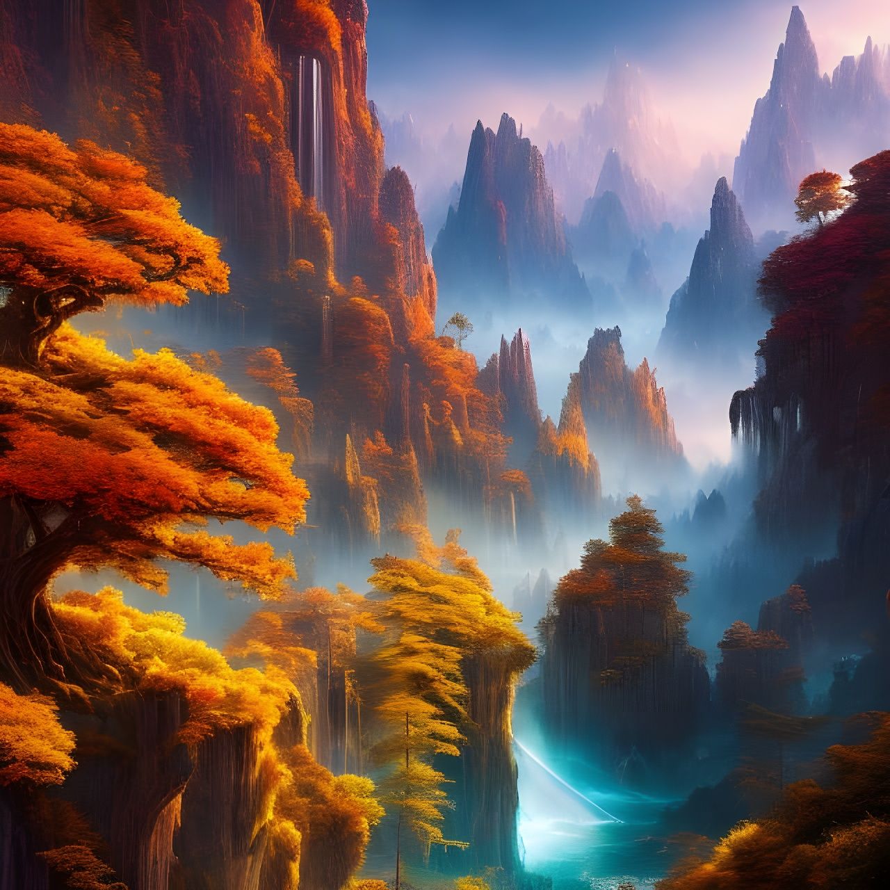 Alien jungle - AI Generated Artwork - NightCafe Creator