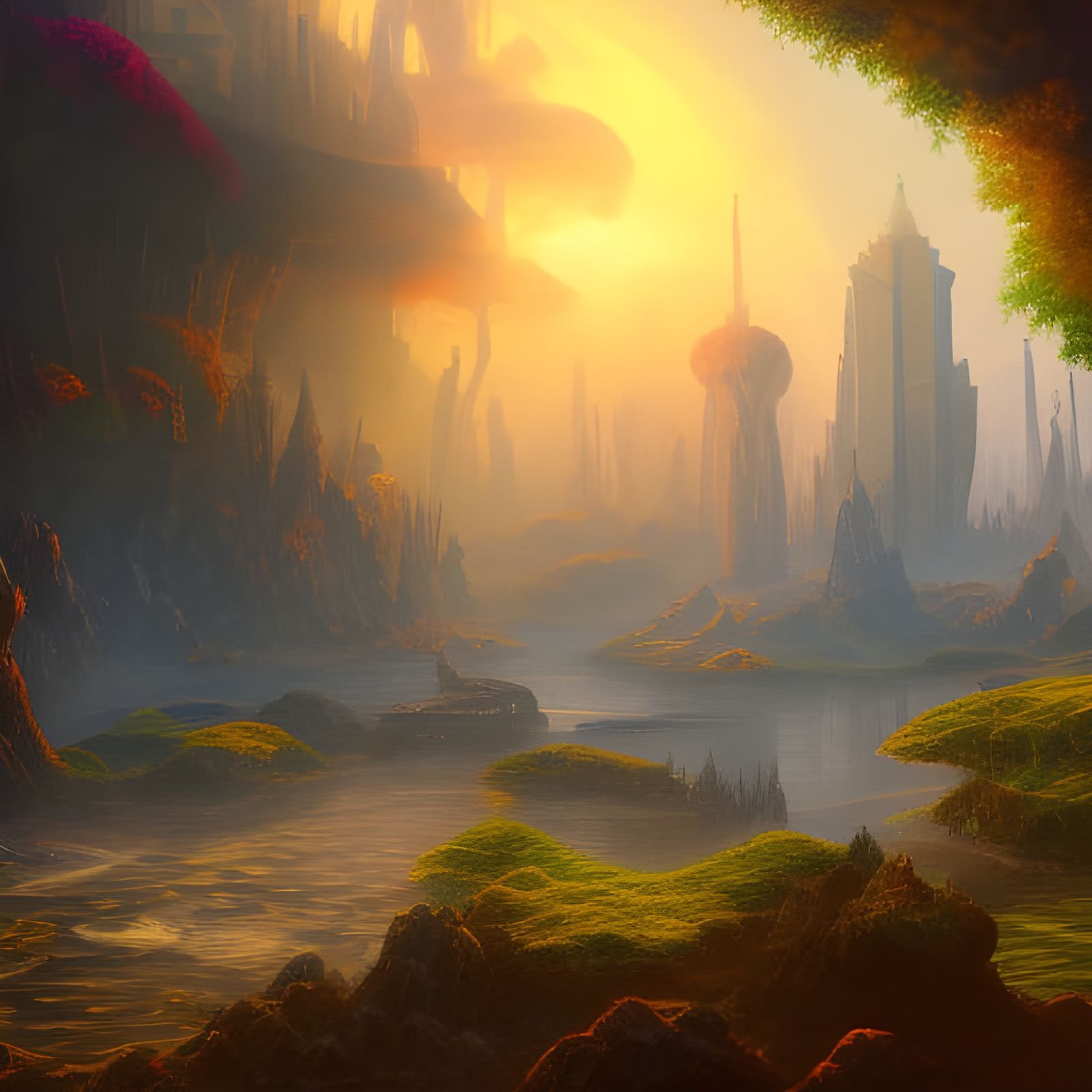 Jakarta Scenary Post Apocalypse - AI Generated Artwork - NightCafe Creator