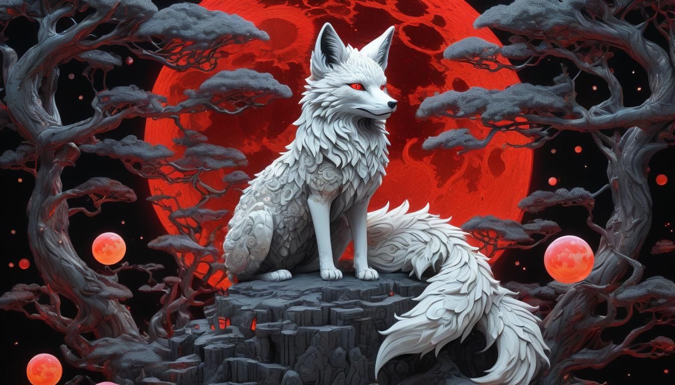 The Fox God's Realm - AI Generated Artwork - NightCafe Creator