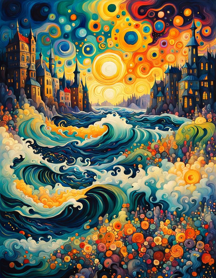 masterpiece Fantasycore Stylized splashy Watercolour, Waterhouse ...