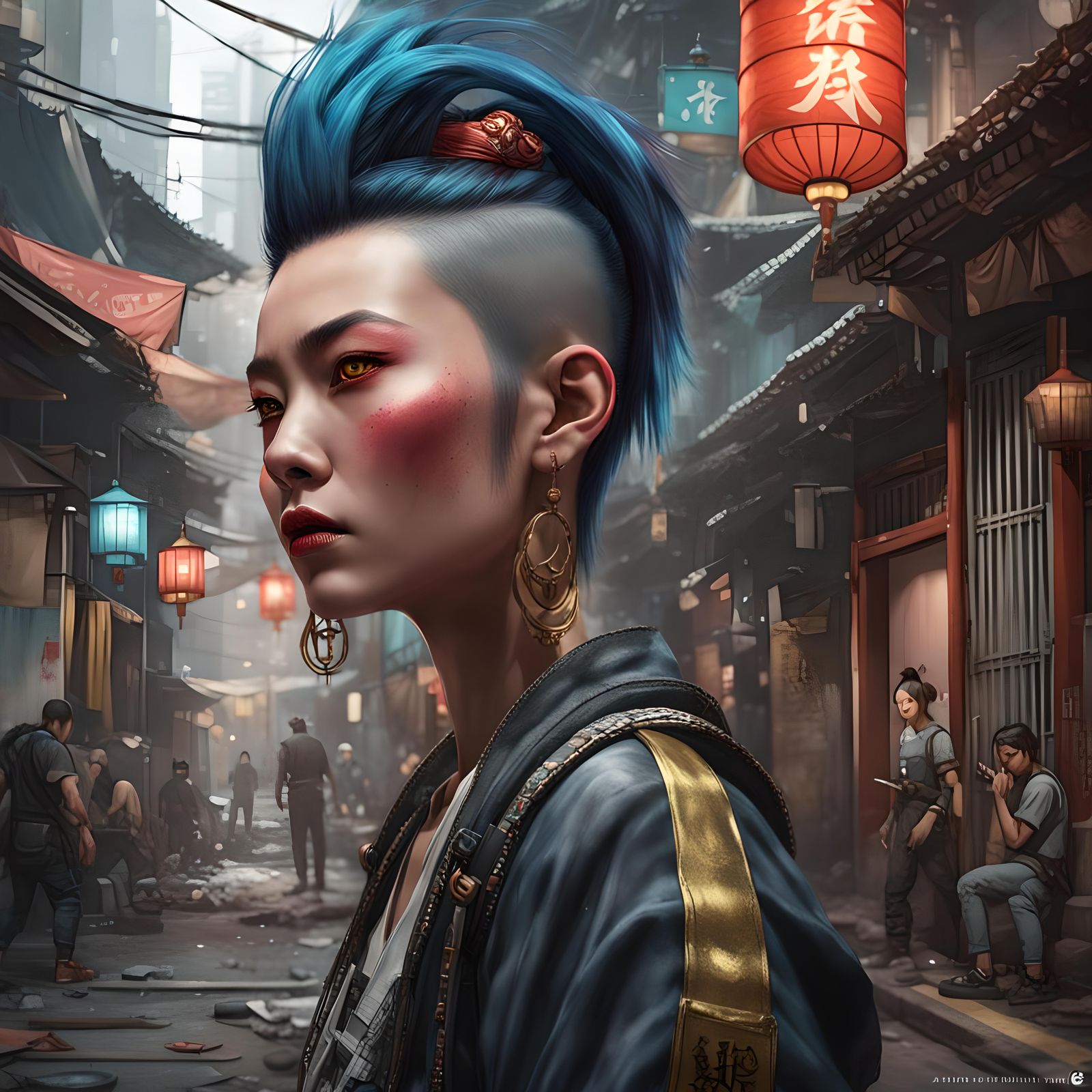 Su Bing-bing....Si-Fan enforcer - AI Generated Artwork - NightCafe Creator