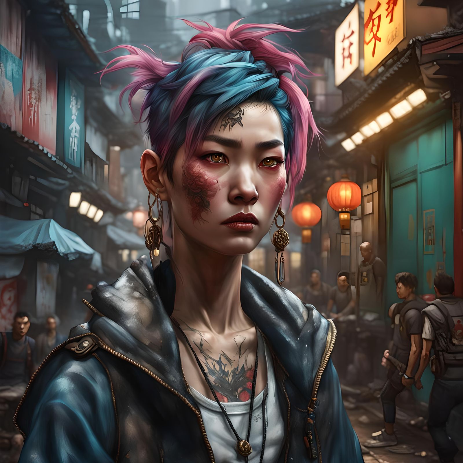 Su Bing-bing....Si-Fan enforcer - AI Generated Artwork - NightCafe Creator