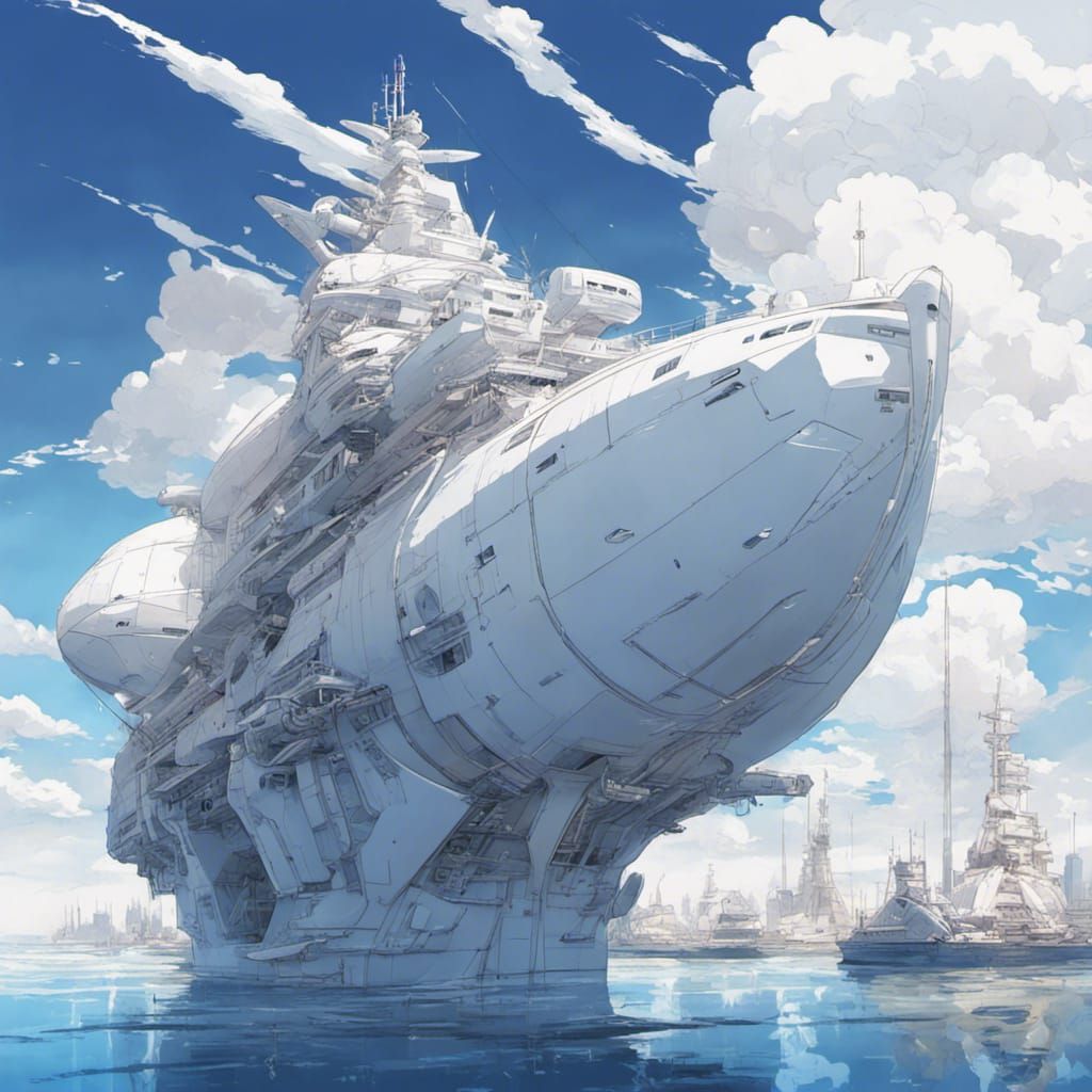 Modern ship - AI Generated Artwork - NightCafe Creator