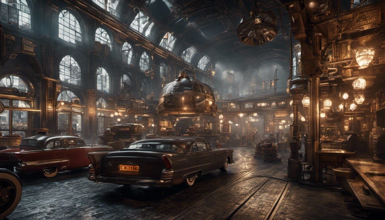 Dieselpunk - AI Generated Artwork - NightCafe Creator