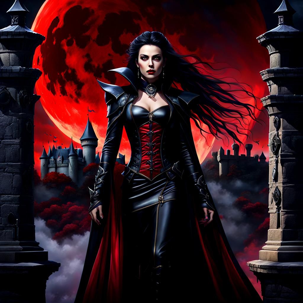 Vampire Queen Creatures Of The Night - AI Generated Artwork - NightCafe ...