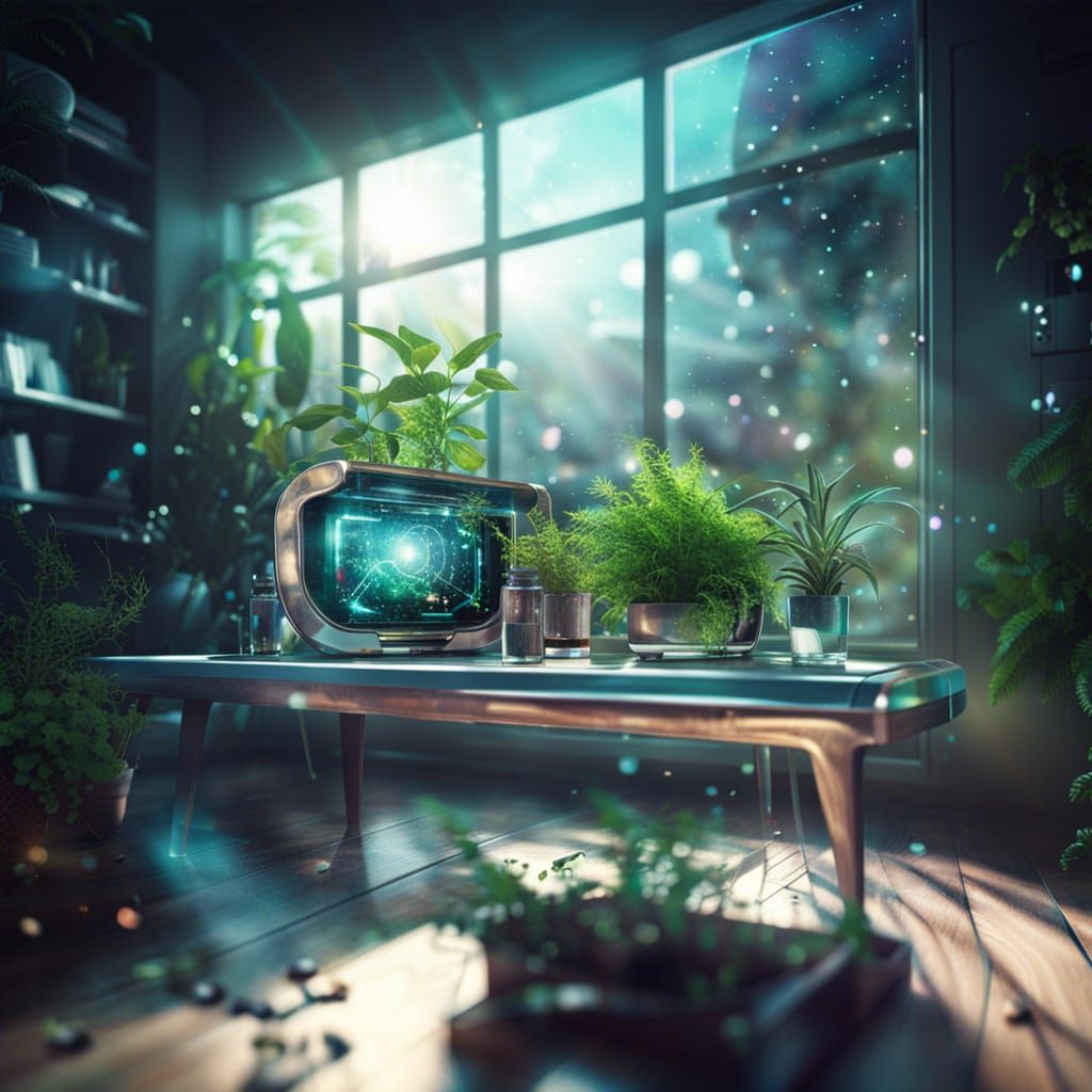 Greentech - AI Generated Artwork - NightCafe Creator